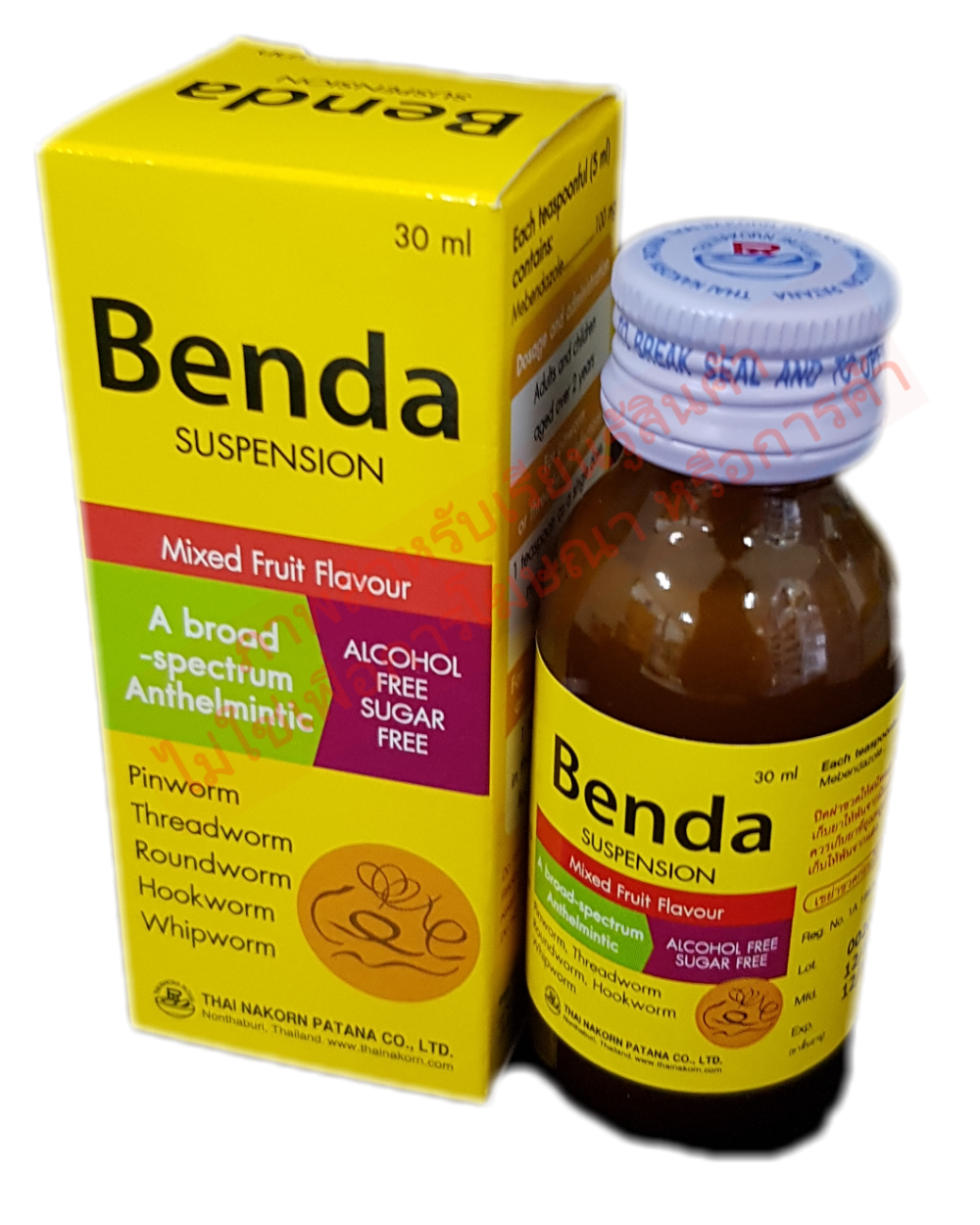 BENDA SYR. 30 ML mebendazole 100 mg(C46)